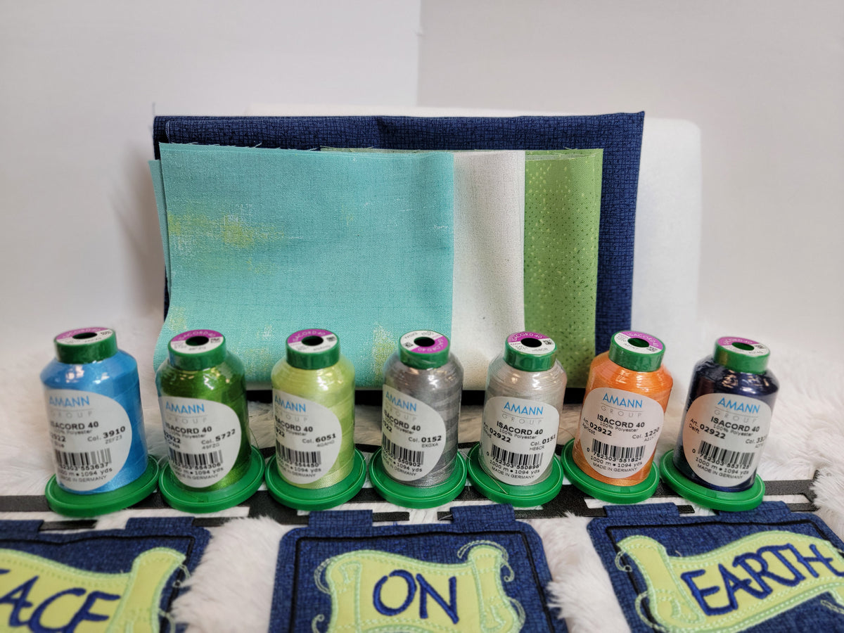 Special Curated Thread Kit for Janine Babich Peace on Earth (7) Isacor ...