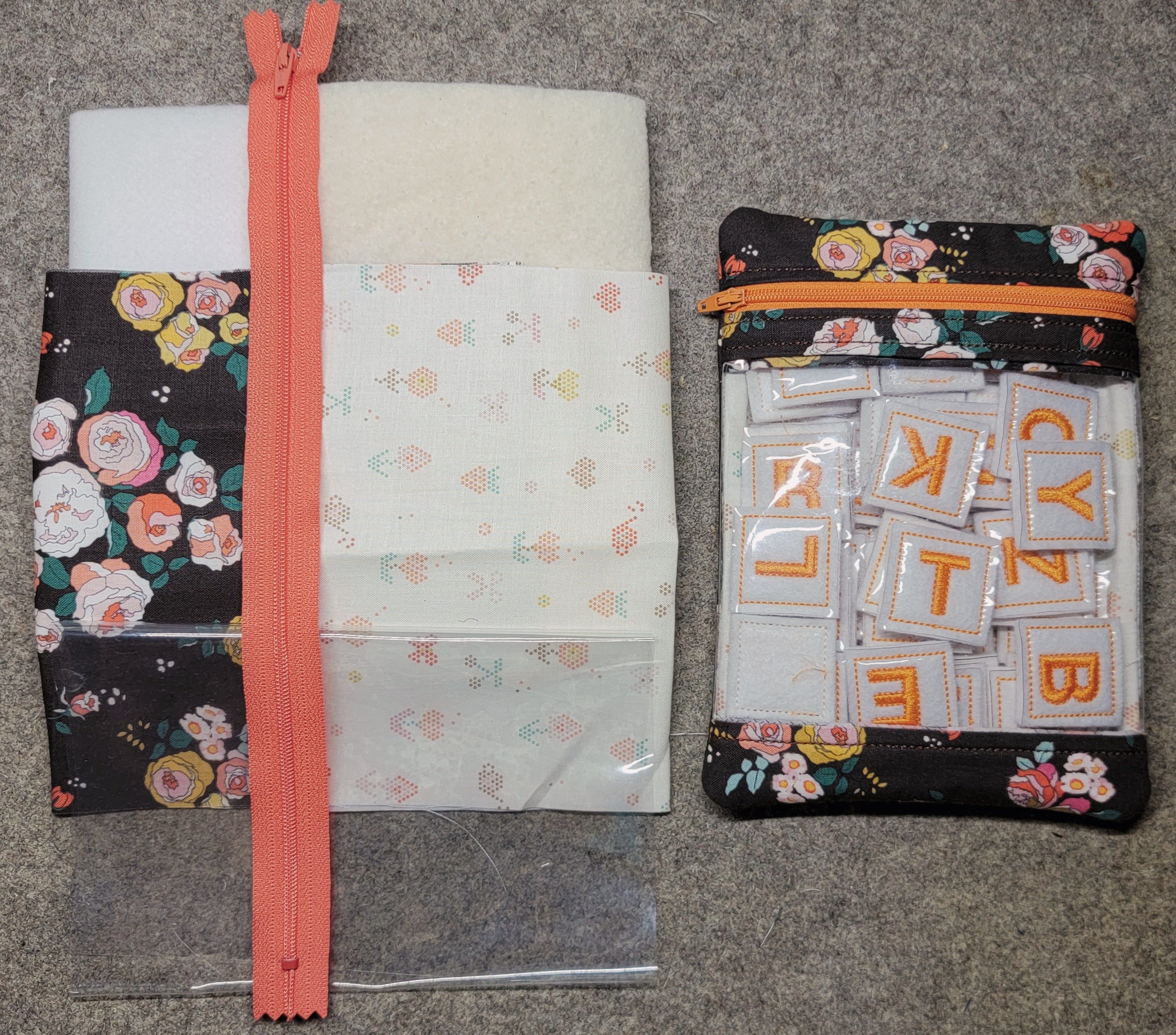 Curated Fabric Kit for Embroidery Garden Fabric Markers with OPTIONAL ...