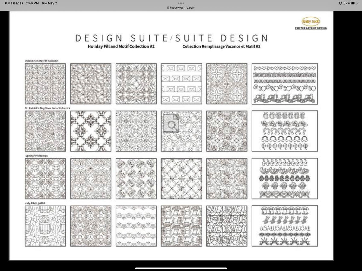 Baby Lock Design Suite Collection - Holiday and Motif Collection BLA-I ...