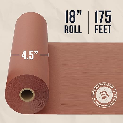Amazon Affiliate LINK IN DESCRIPTION- Pink Butcher Paper Roll 18"x175 ...