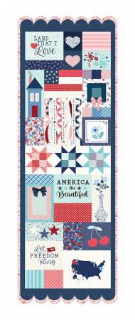 Kimberbell KD820 Star-Spangled Beauty Ladder Quilt Machine Embroidery ...